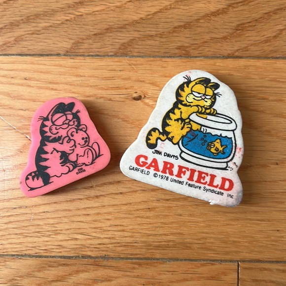 Dakin | Other | Vintage 8s Rare 978 Garfield Fishbowl Pink Garfield ...